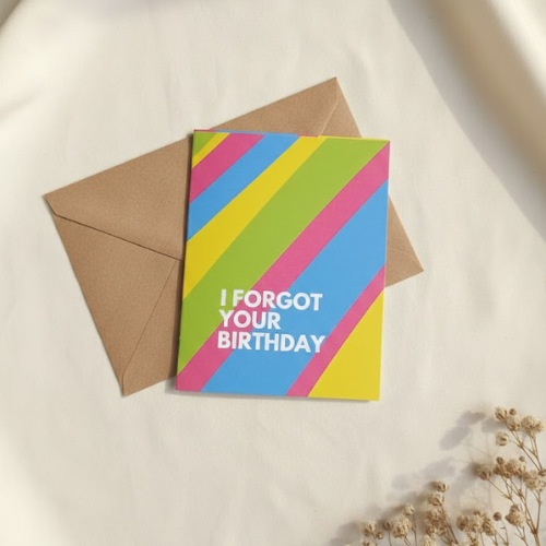 Greeting card - I forgot your birthday – Goodgudi Retail Pvt. Ltd.