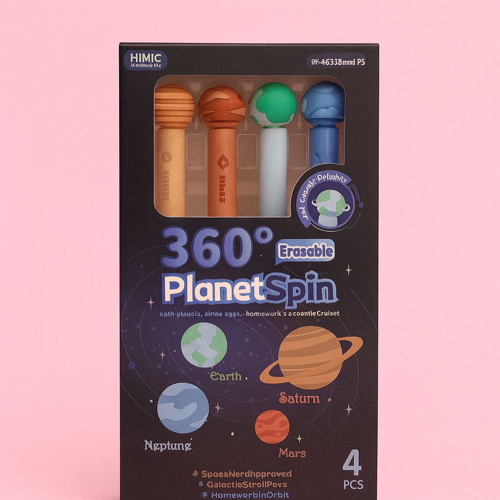 Pen - Spinny Planets ( Pack of 4) – Goodgudi Retail Pvt. Ltd.